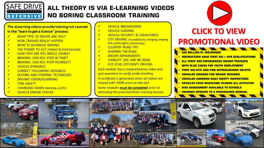 SAFE DRIVE TRAINING - 26 years of driver training experience across ...